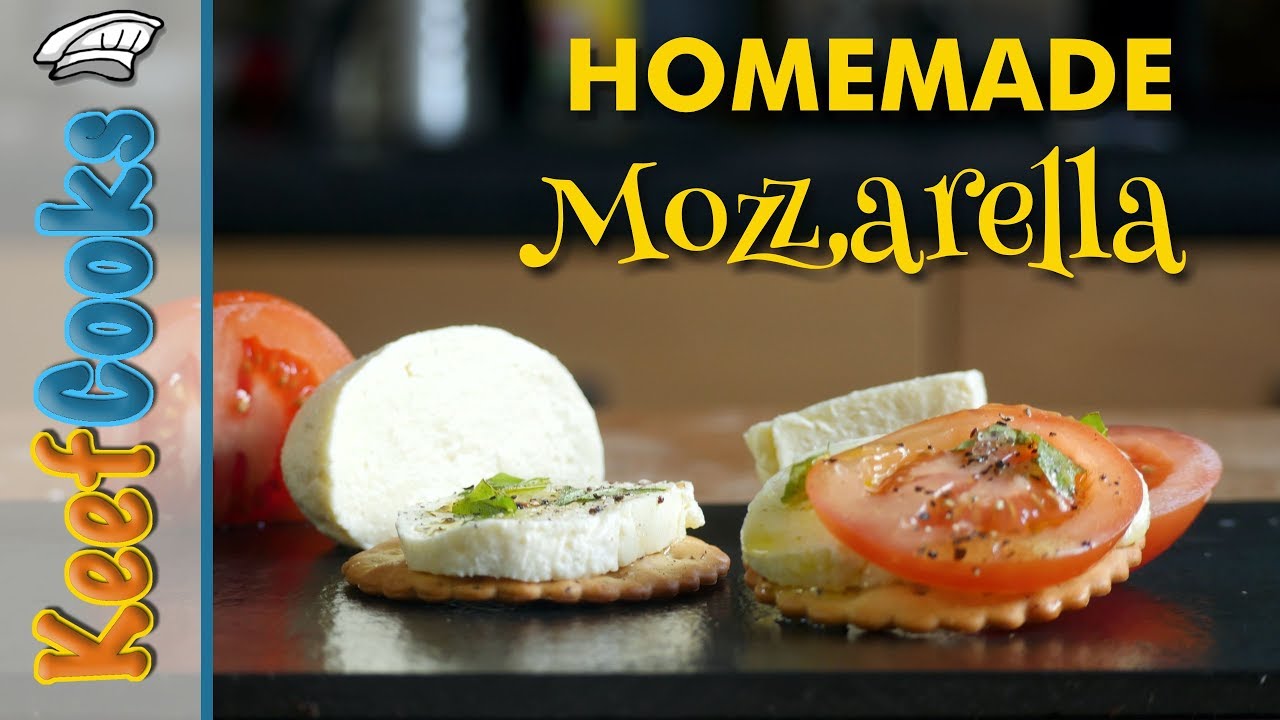 Homemade Mozzarella | Easy Cheese Recipe - YouTube