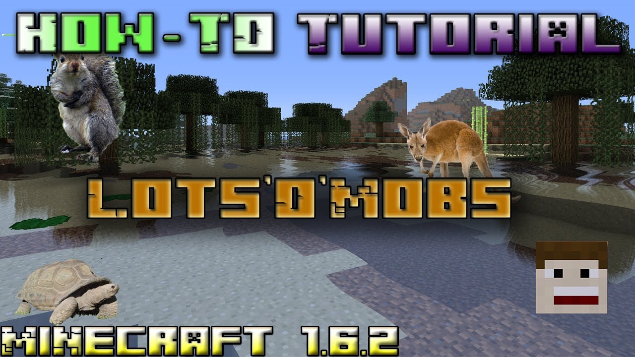 How to install Lots'O'Mobs for Minecraft 1.6.2 - YouTube