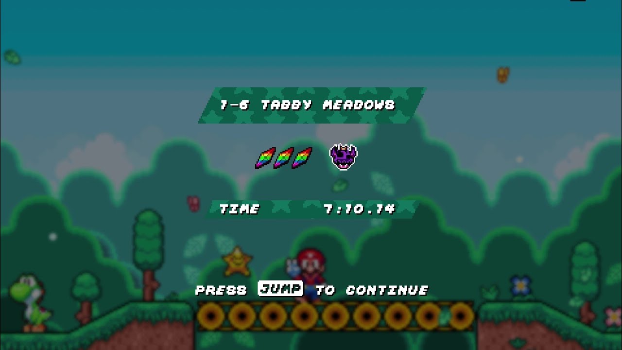 Super Mario and the Rainbow Stars - Tabby Meadows (Daredevil Mode ...