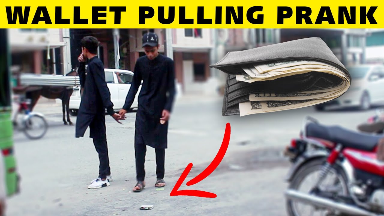 Wallet Pulling Prank | Hilarious Reactions | Israr World - YouTube