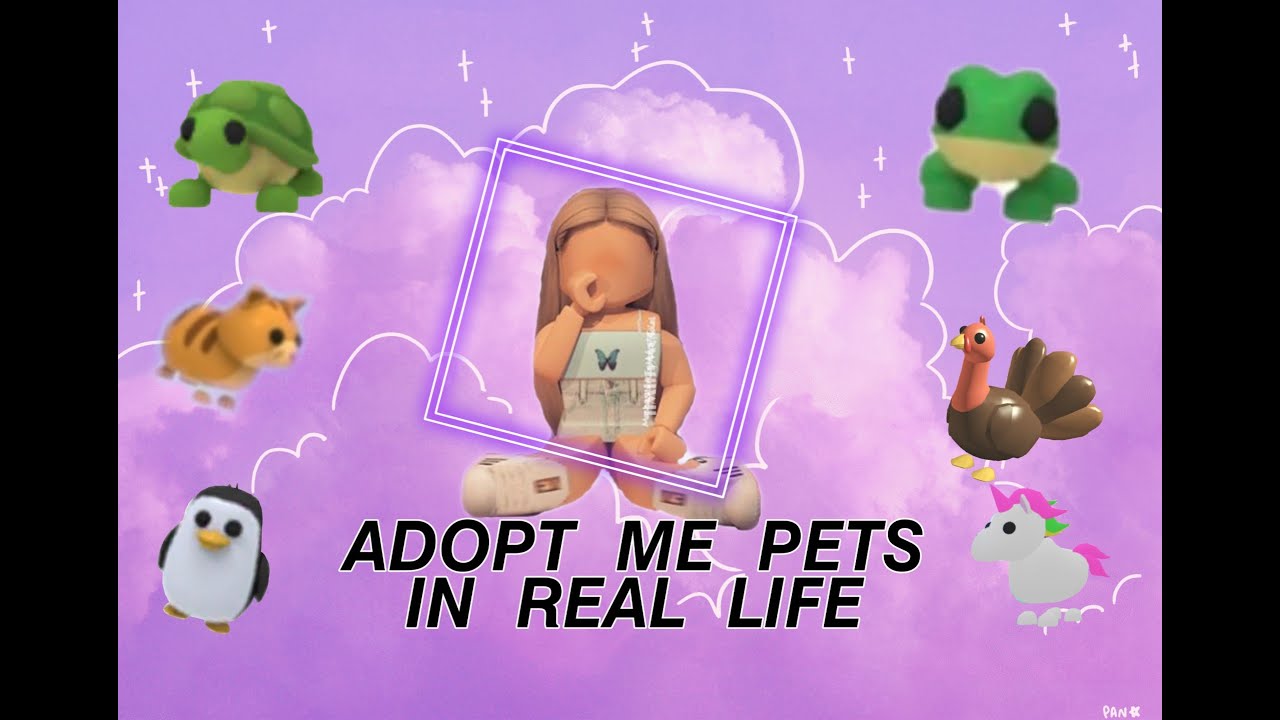 ~~ADOPT ME PETS IN REAL LIFE~~ - YouTube