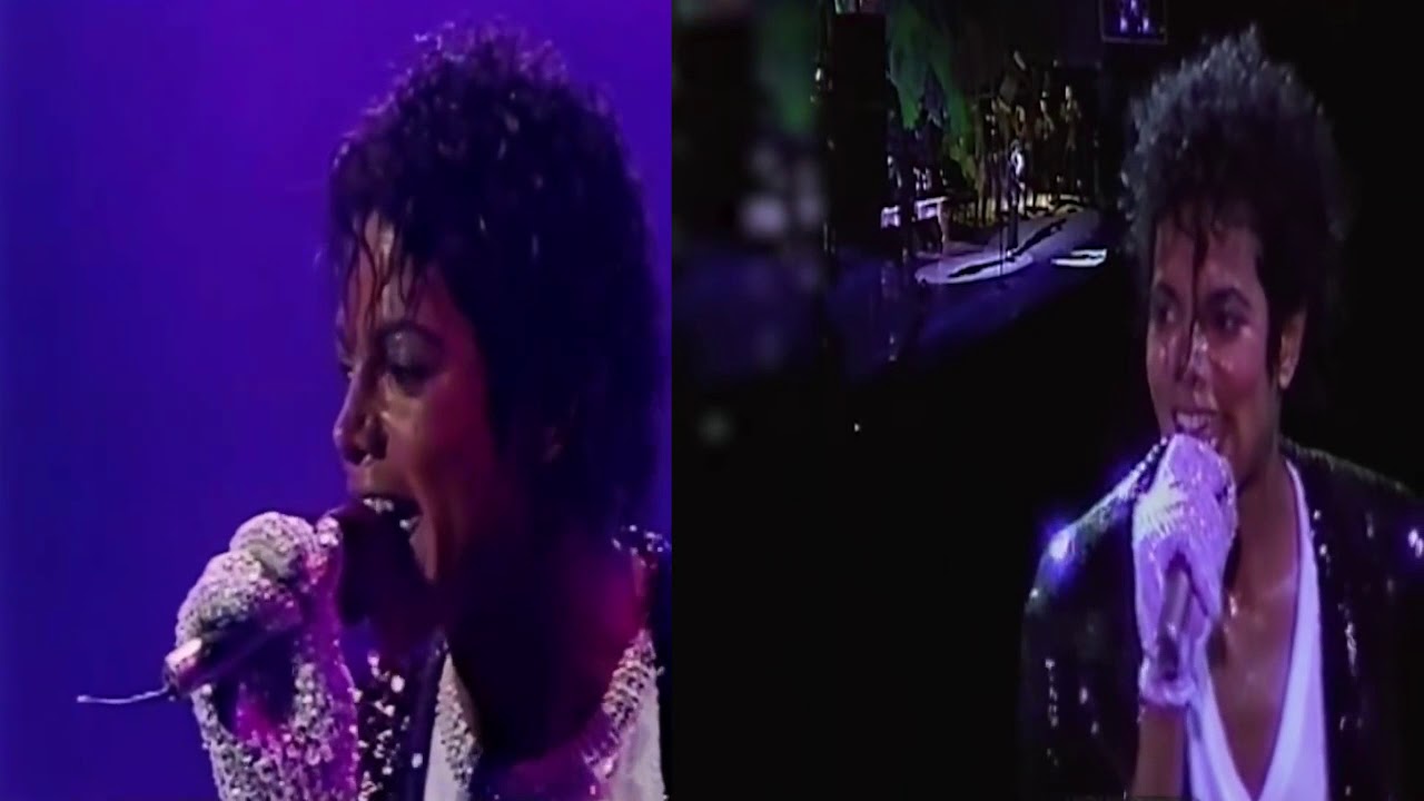 BILLIE JEAN Michel jackson live in Toronto Victory Tour and Bad Tour in ...