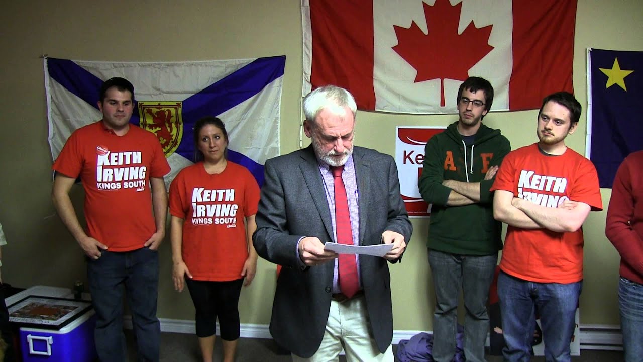 Liberal Winner for Kings South, Keith Irving makes Victory speech in ...