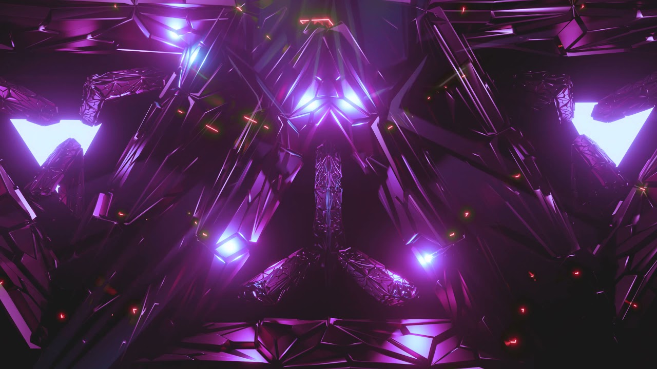 [4K] Epic Visuals - Purple 3D Loop - YouTube