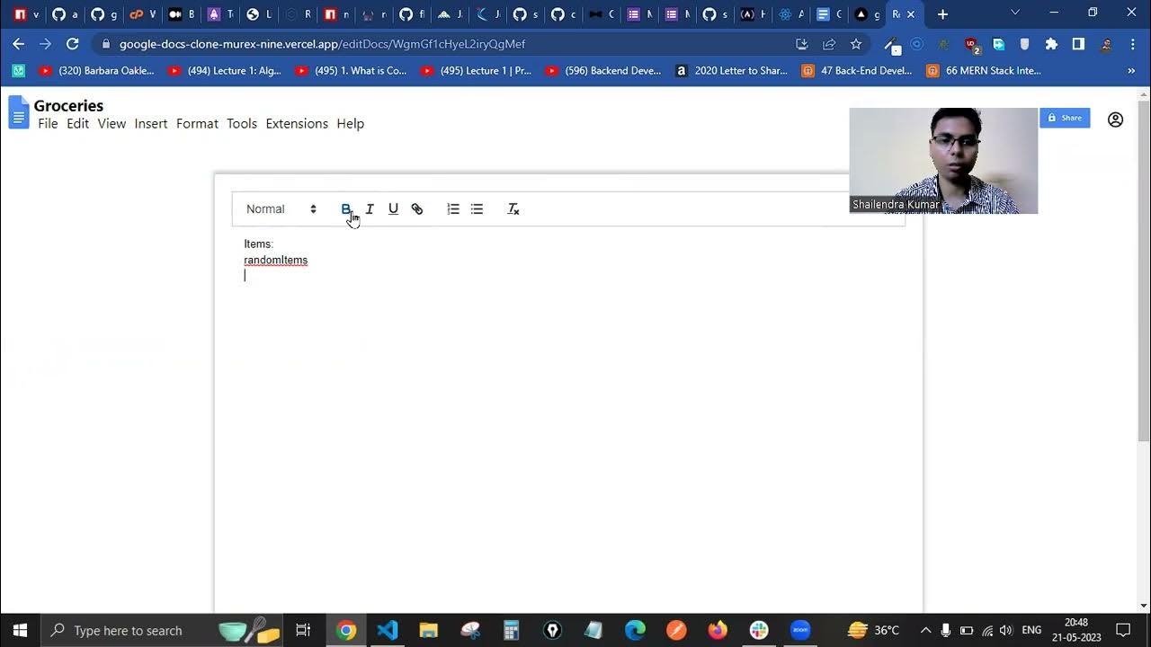 Google-docs-clone-explanation - YouTube