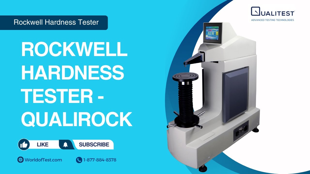 Rockwell Hardness Tester - QualiRock - YouTube