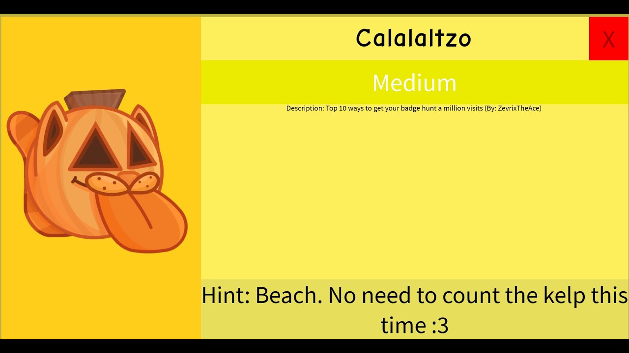 How to get Calalaltzo (find the alalals) - YouTube
