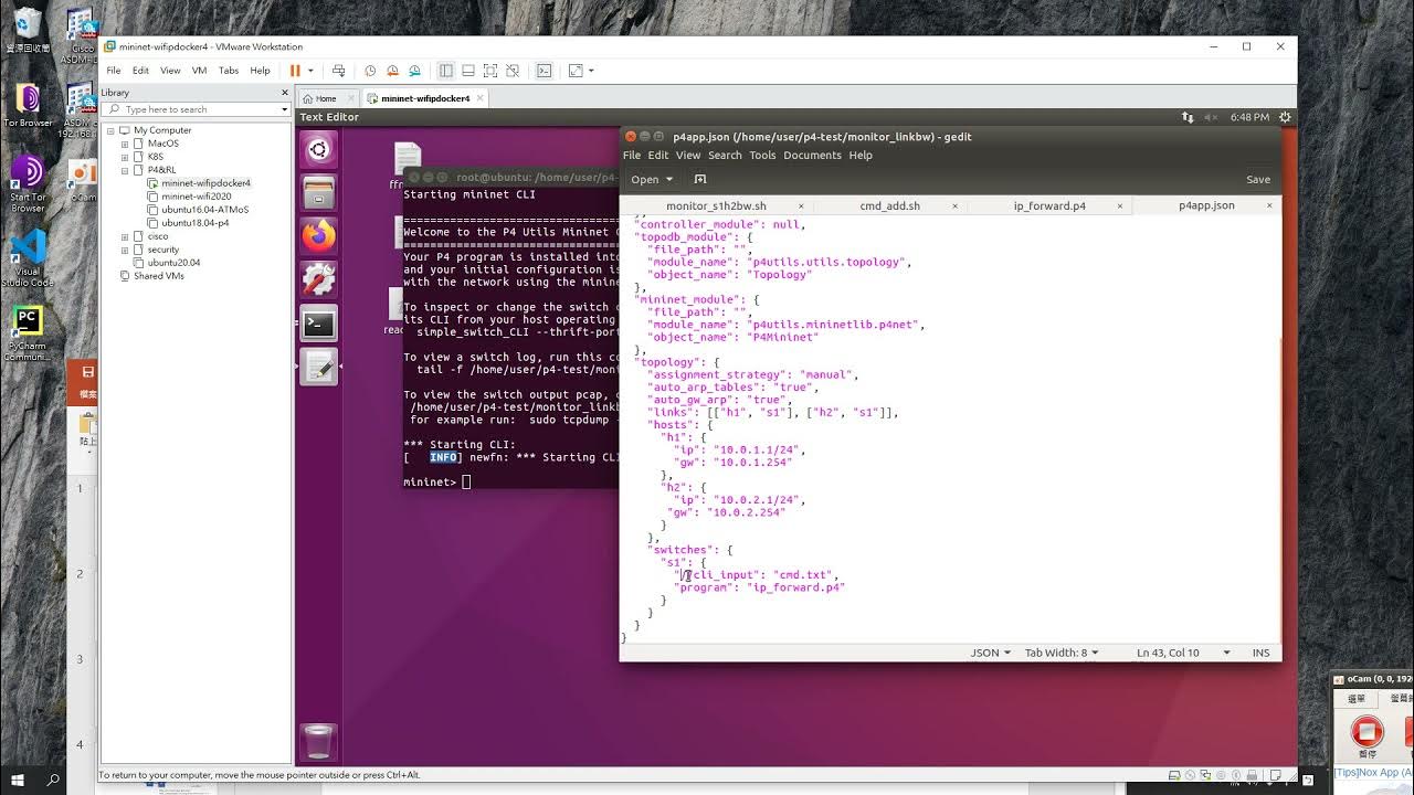 mininet-p4 7 - YouTube