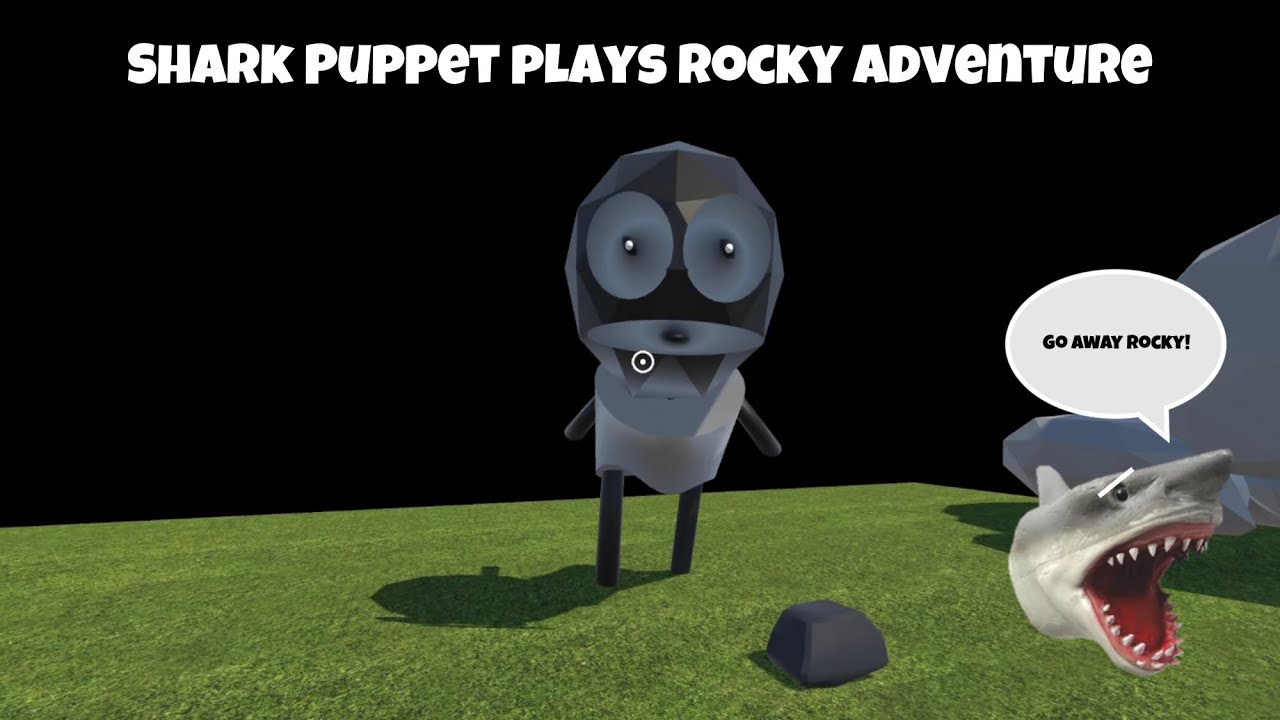 SB Movie: Shark Puppet plays Rocky Adventure! - YouTube