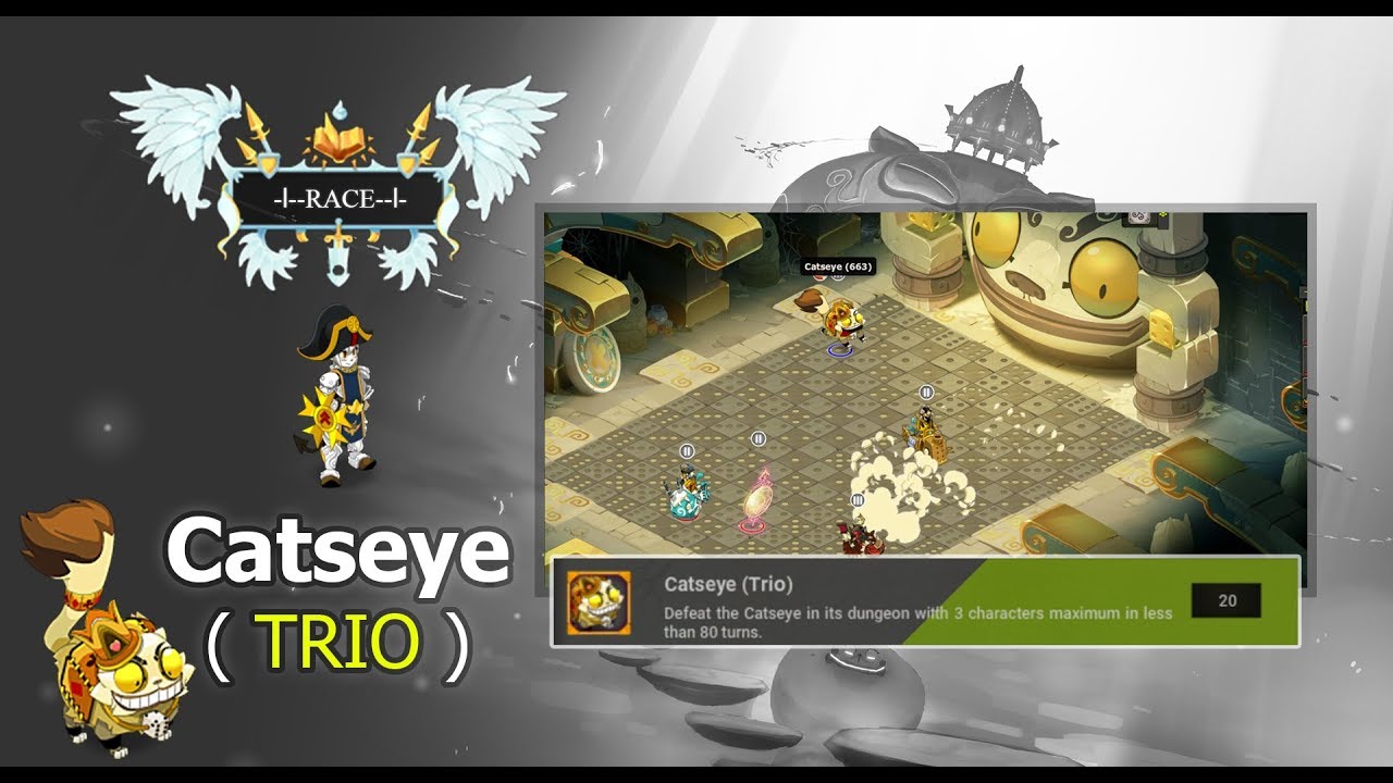 [DOFUS] -l--RACE--l- CATSEYE Tutorial (TRIO) - Enus - Cra - Xelor - YouTube