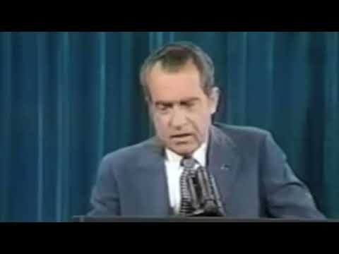 President Nixon declares \
