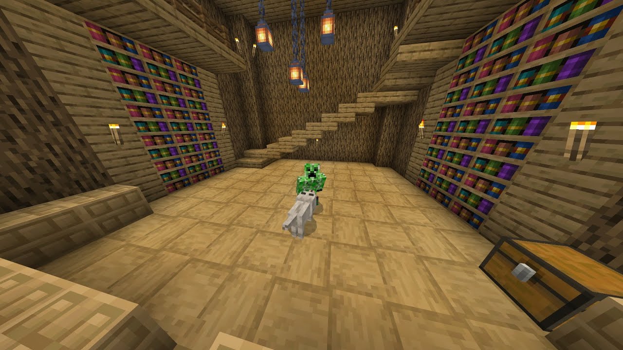 Minecraft - Book Shop [97] - YouTube