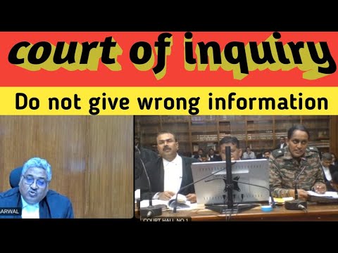 court of inquiry, knowledge of law #legaleducation # - YouTube