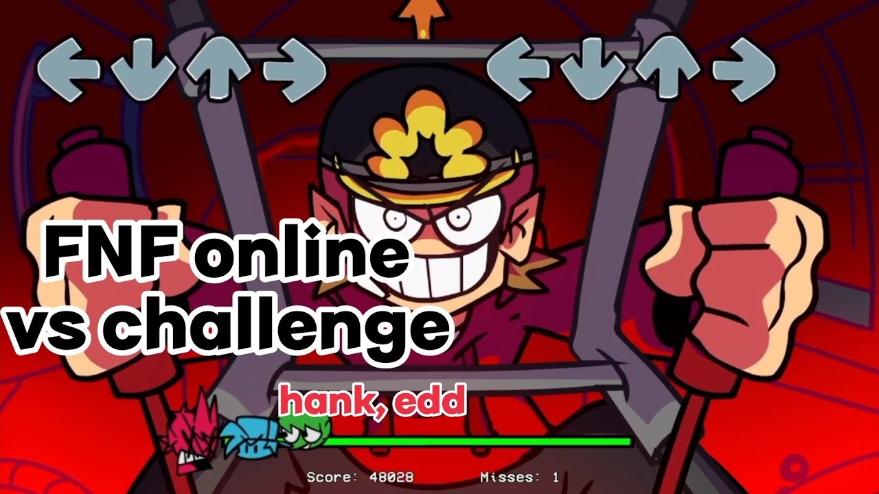 프나펑 온라인 챌린지! [FNF vs challenge hank, edd] - YouTube
