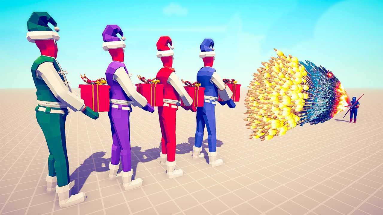 PRESENT ELF COLOR PACK vs EVERY GOD - Totally Accurate Battle Simulator ...