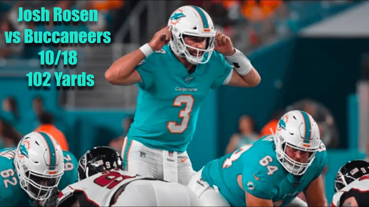 Josh Rosen Every Play Preseason Week 2 - YouTube