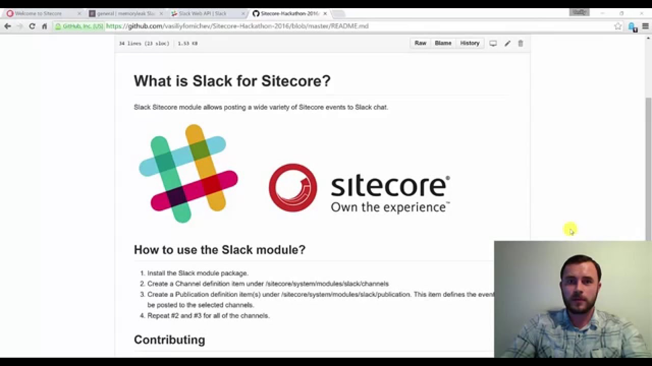 Sitecore Hackathon 2016: Slack for Sitecore Module - YouTube