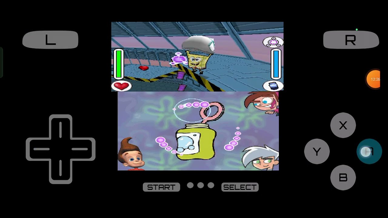 playing nicktoons unite ds in 2023 - YouTube