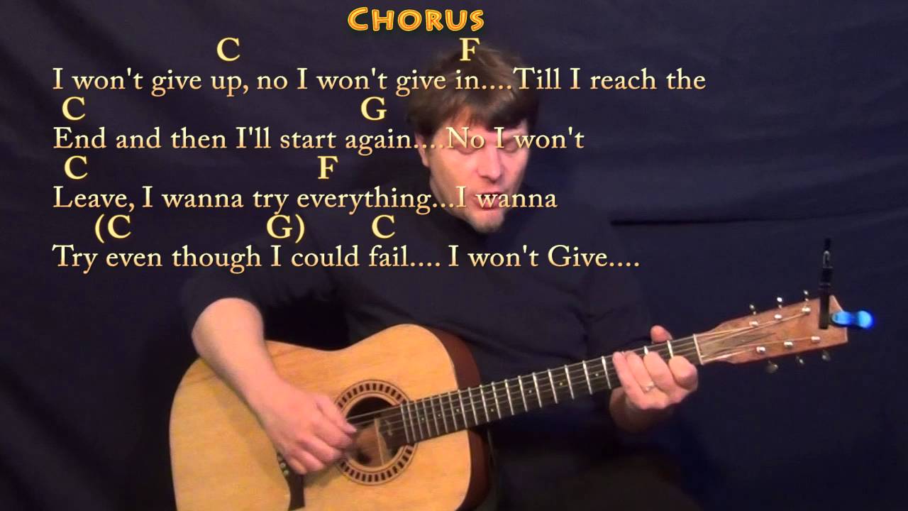 Try Everything (Shakira) Fingerstyle Guitar Cover Lesson in C with ...