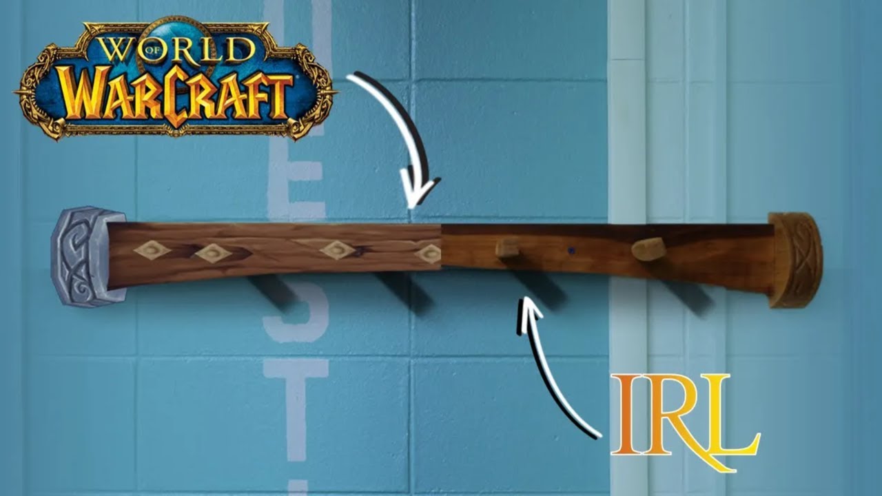 Crafting a WoW-Inspired Hunter's Coat Rack | Warsong Gulch Weapon ...