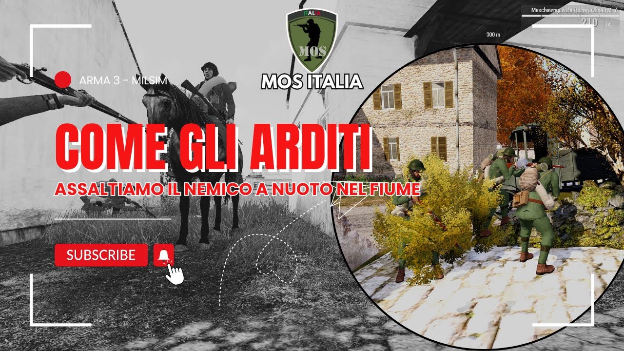 Come gli Arditi assaltano la posizione nemica a nuoto attraverso il ...