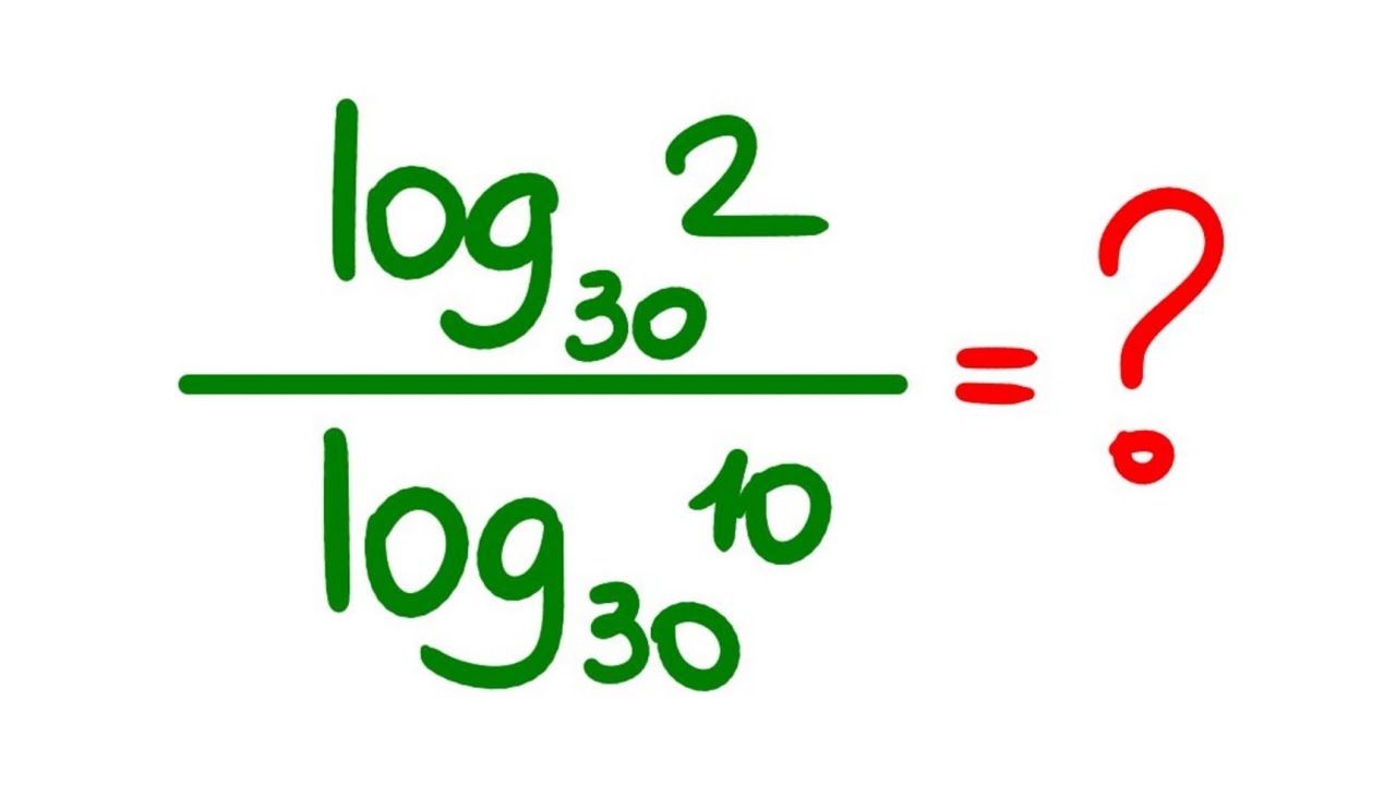 CALCULE o LOG APLICANDO as PROPRIEDADES - YouTube