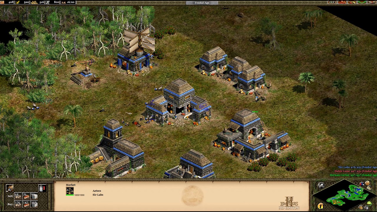 rAge of Empires: Aztecs vs Spanish - YouTube