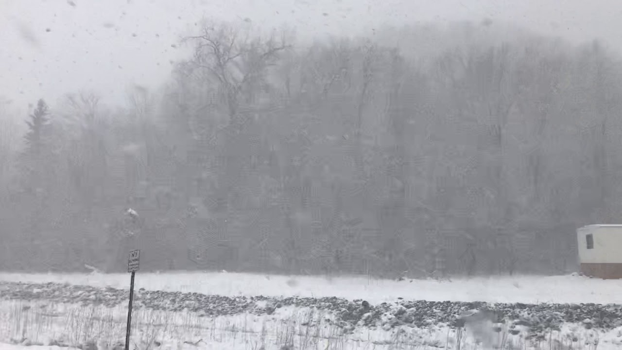 Easter snowstorm in Spring Valley, Wisconsin - YouTube