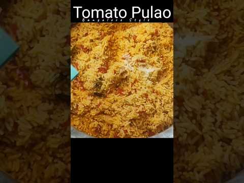 Tomato Pulao Recipe #bangaloreankitchen #shorts #tomatopulao