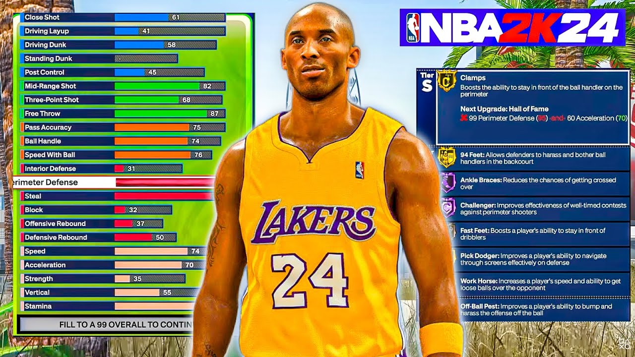 NBA 2K24 MYPLAYER BUILDER BREAKDOWN, BADGES, AND PERKS - YouTube