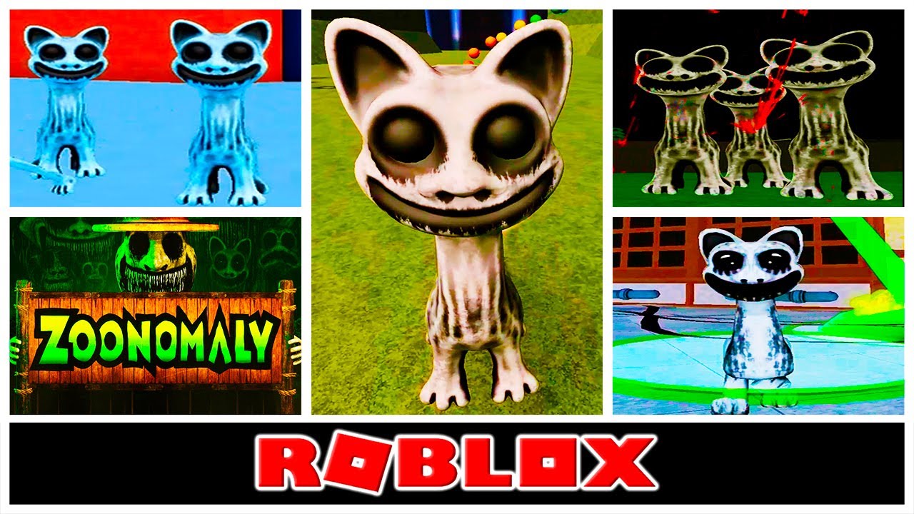 Smile Cat ZOONOMALY Roblox in several games - YouTube