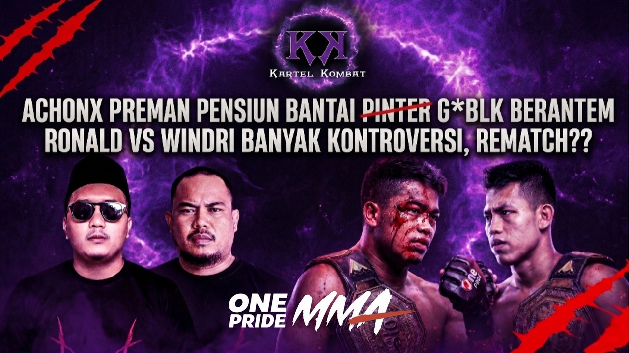 ONE PRIDE MMA 89 BAKU PUKUL SAMPAI PECAHHH!!! - KARTEL KOMBAT - YouTube