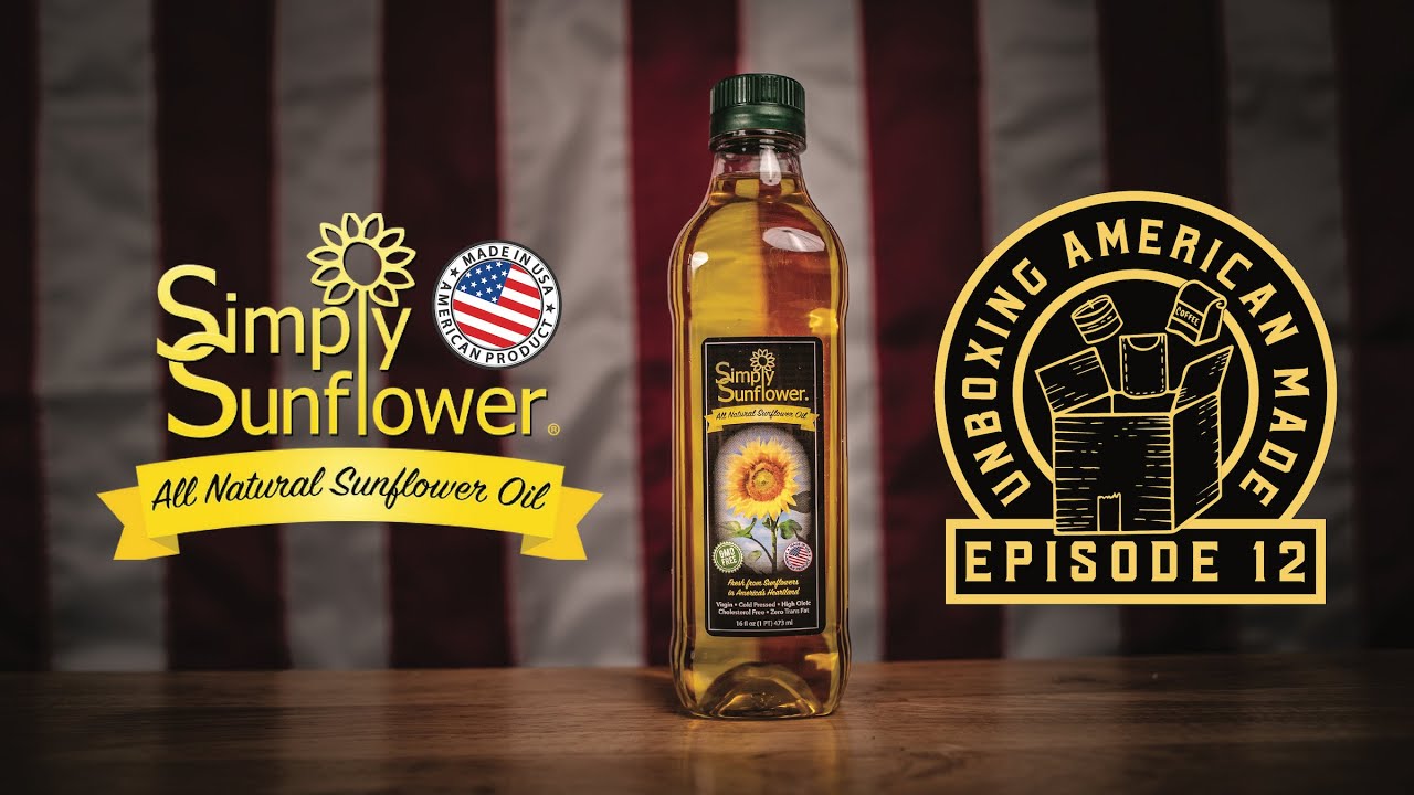 Simply Sunflower Oil : Grown and Manufactured in Nebraska - YouTube