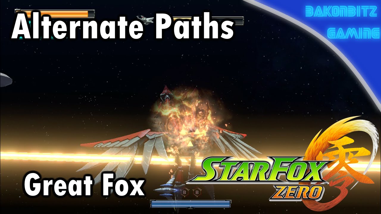 [Walkthru] Star Fox Zero | Alternate Paths: Great Fox - YouTube