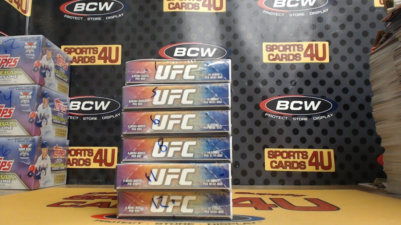 2020 Topps UFC Knockout 6Box Half Case Fighter Break #30 (5-11-20 ...