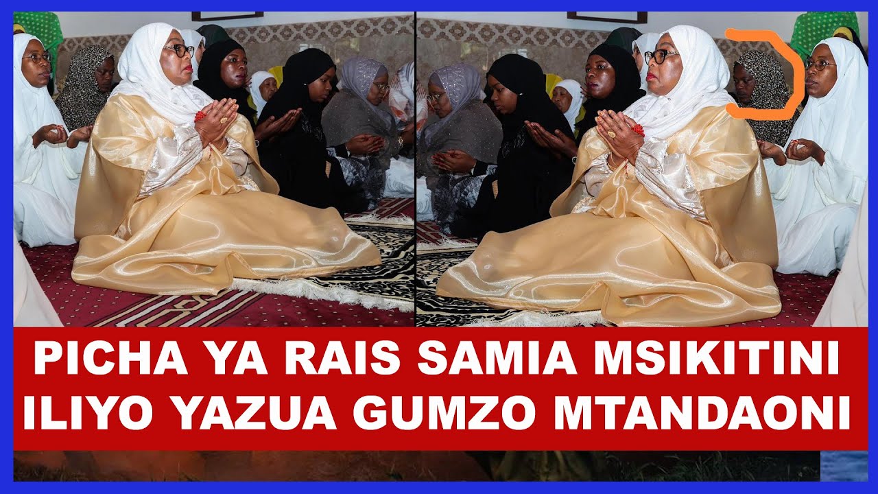 JE HII PICHA INA KASORO GANI?, PICHA YA RAIS SAMIA AKIWA MSIKITINI ...