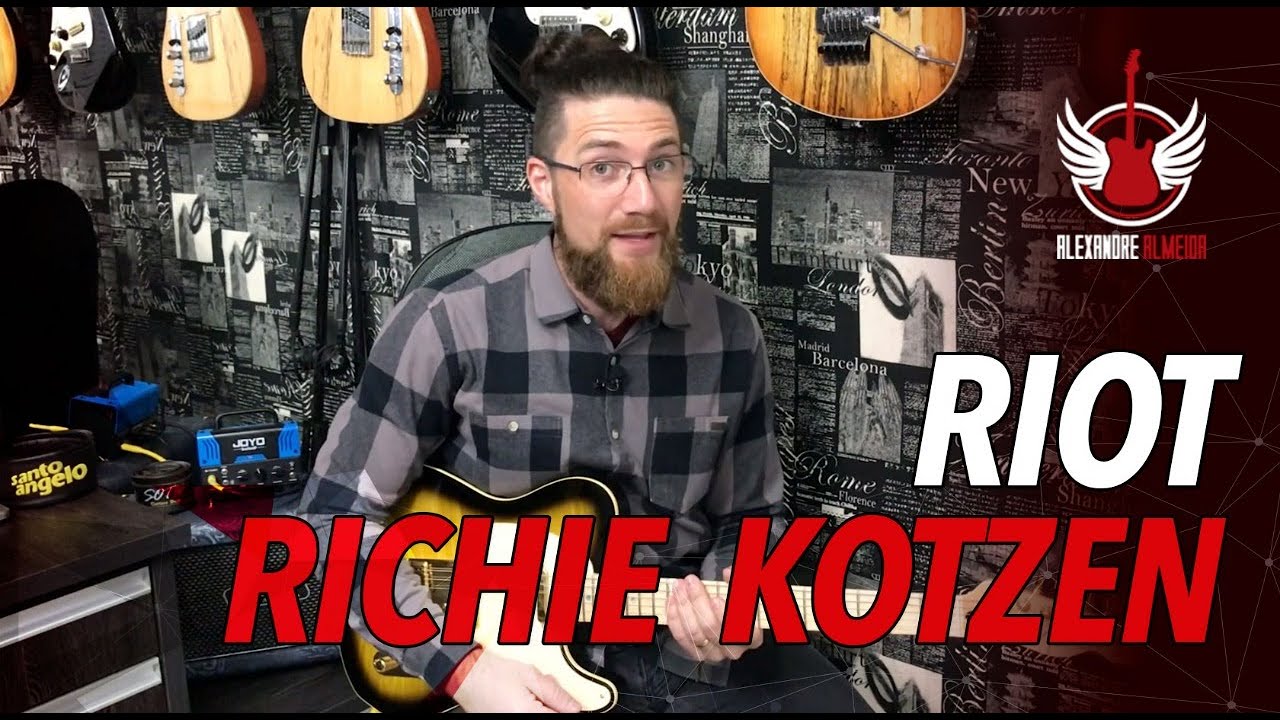 Richie Kotzen - Riot "Aprendendo com as Musicas" Ep82 - YouTube