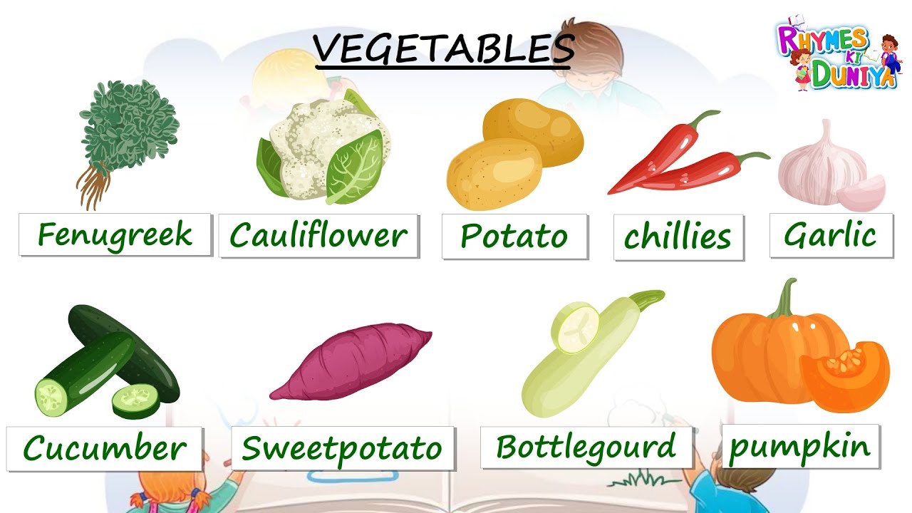 Vegetable Names Made Easy: Fun Learning for Kids! Let's Get Veggie! Fun ...