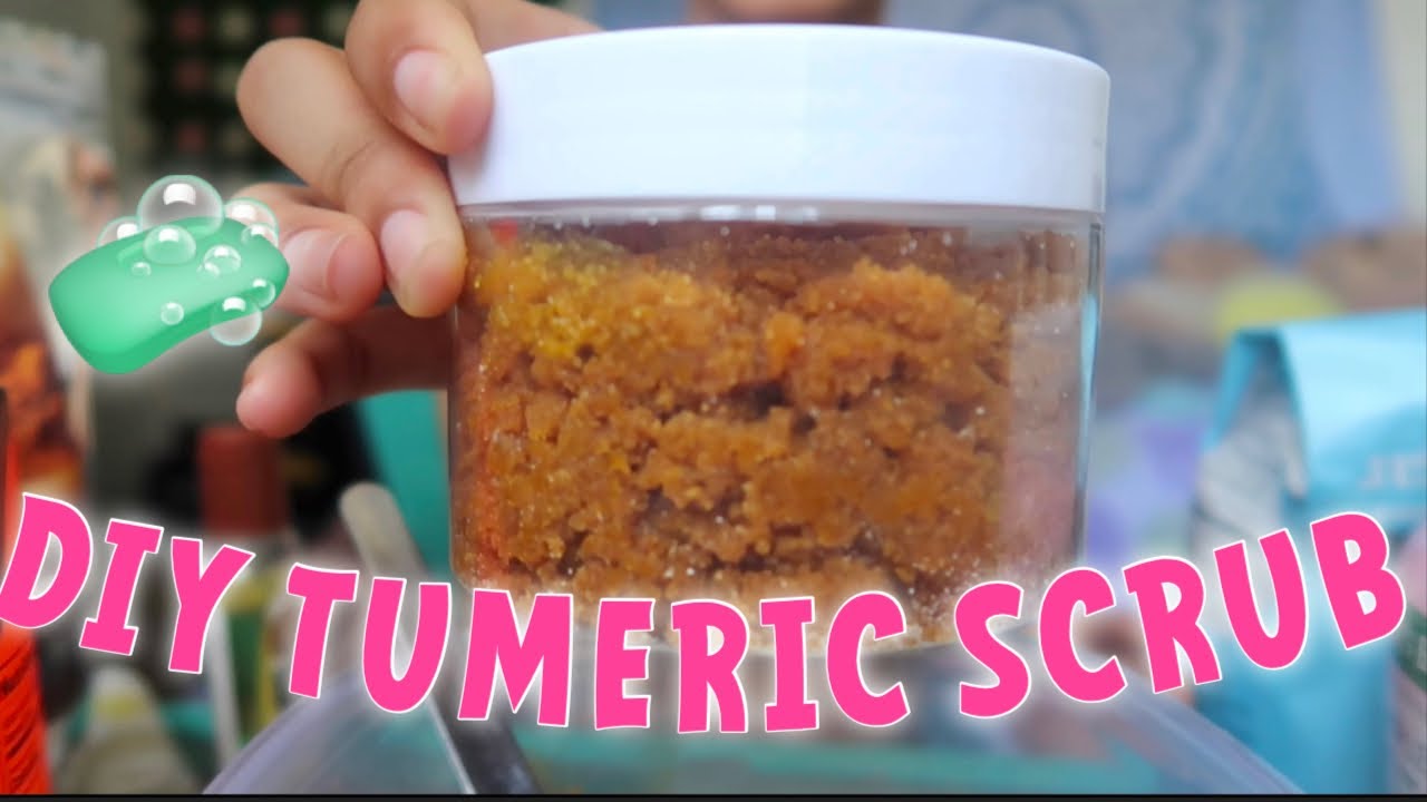 Making An Easy DIY Tumeric Scrub For Discoloration/ Dark marks| 3 ...