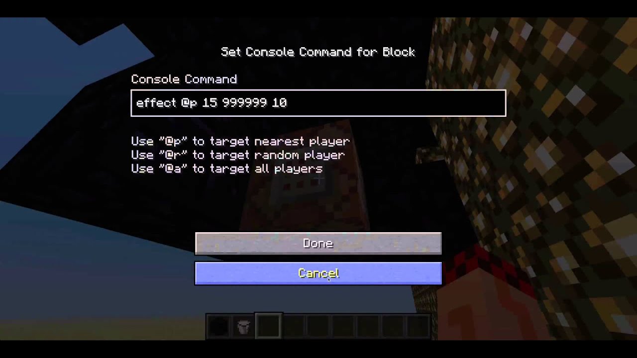 minecraft Poition Parkour demo - YouTube