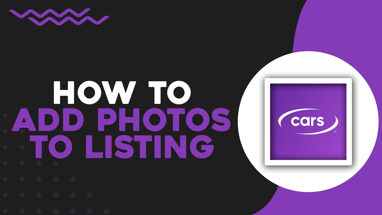 How To Add Photos to Listing on Cars com (Easiest Way) - YouTube