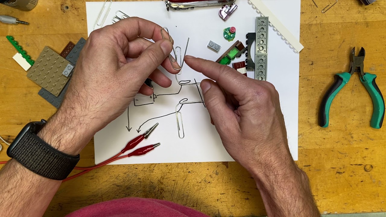DIY Microphone Using Paper Clips - YouTube