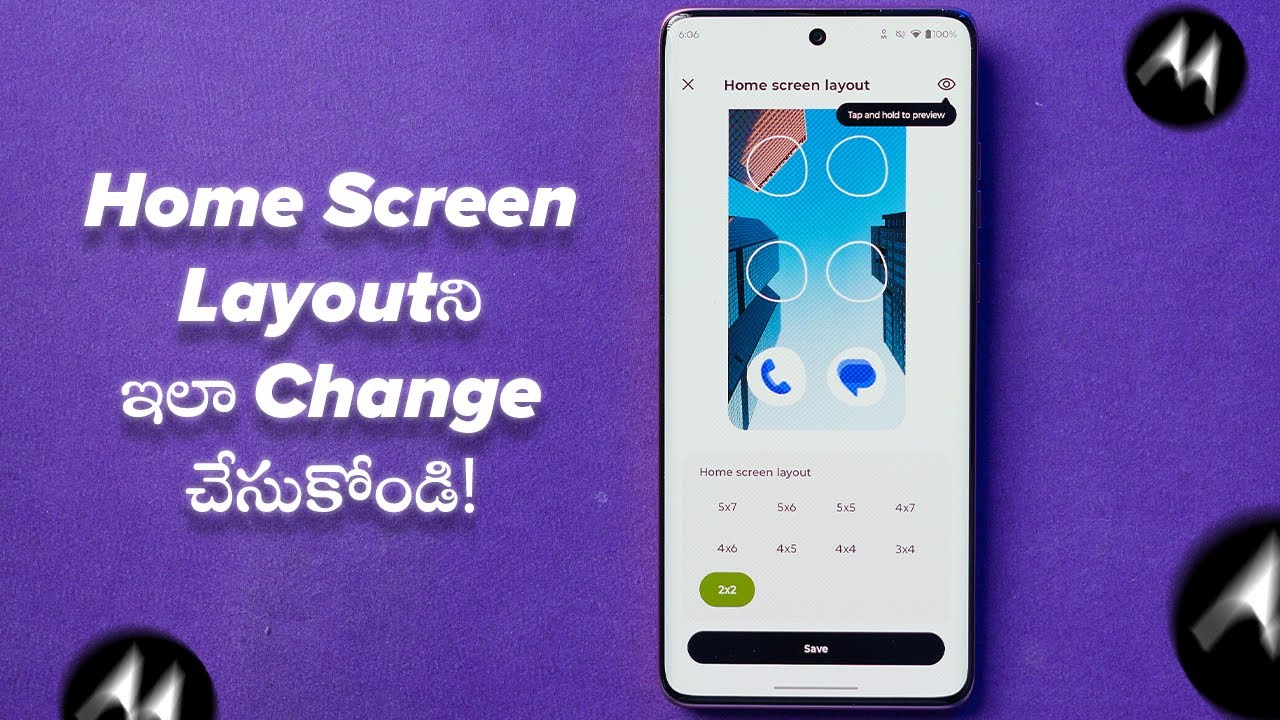 How To Customize Your Motorola Home Screen (App Tray/Open) - YouTube