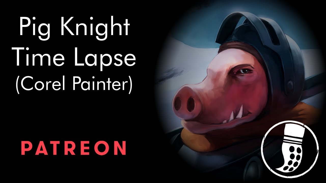 The Pig Knight (Time Lapse) - YouTube