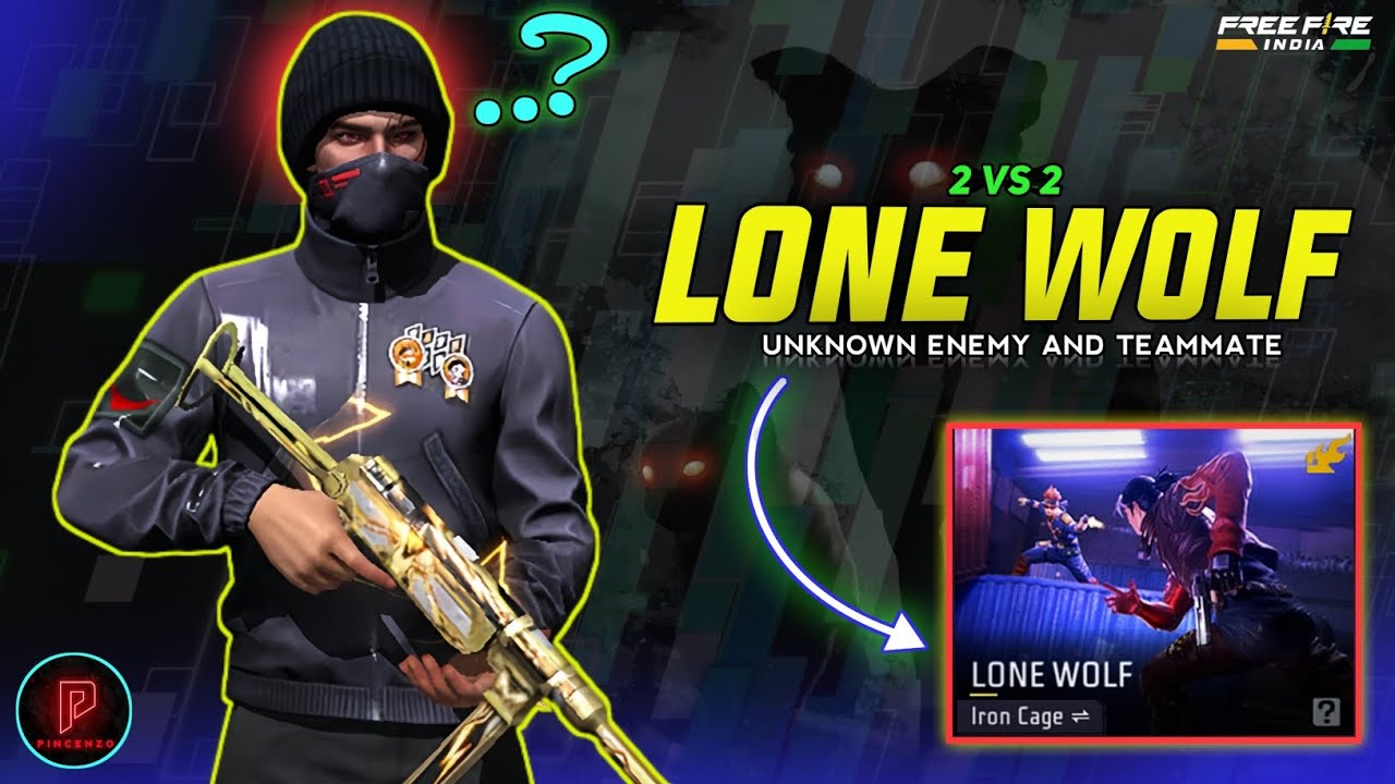 LONE WOLF MATCH WITH UNKNOWN ENEMY AND TEAMMATE🍷🗿 - YouTube