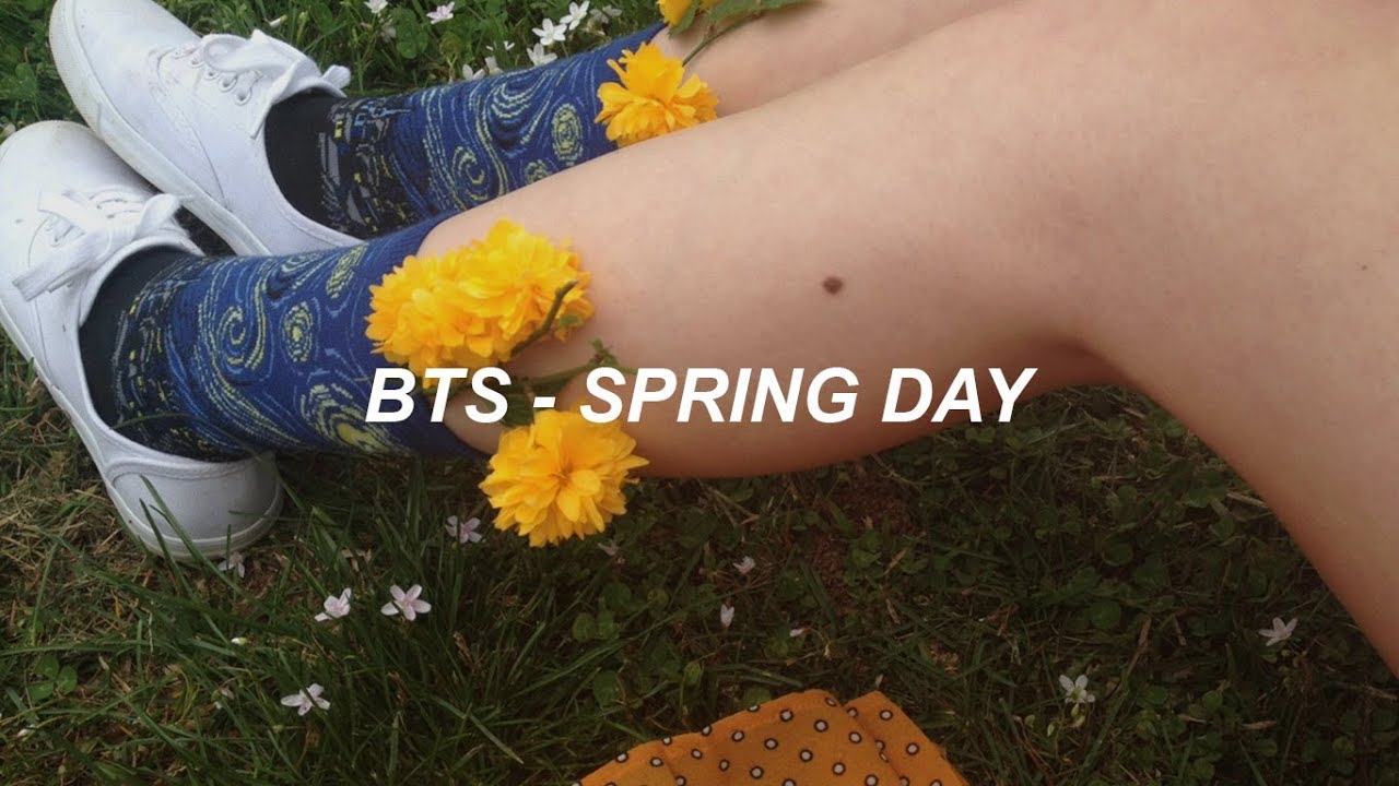BTS (방탄소년단) 'Spring Day' (봄날) (Brit Rock Remix) Easy Lyrics - YouTube