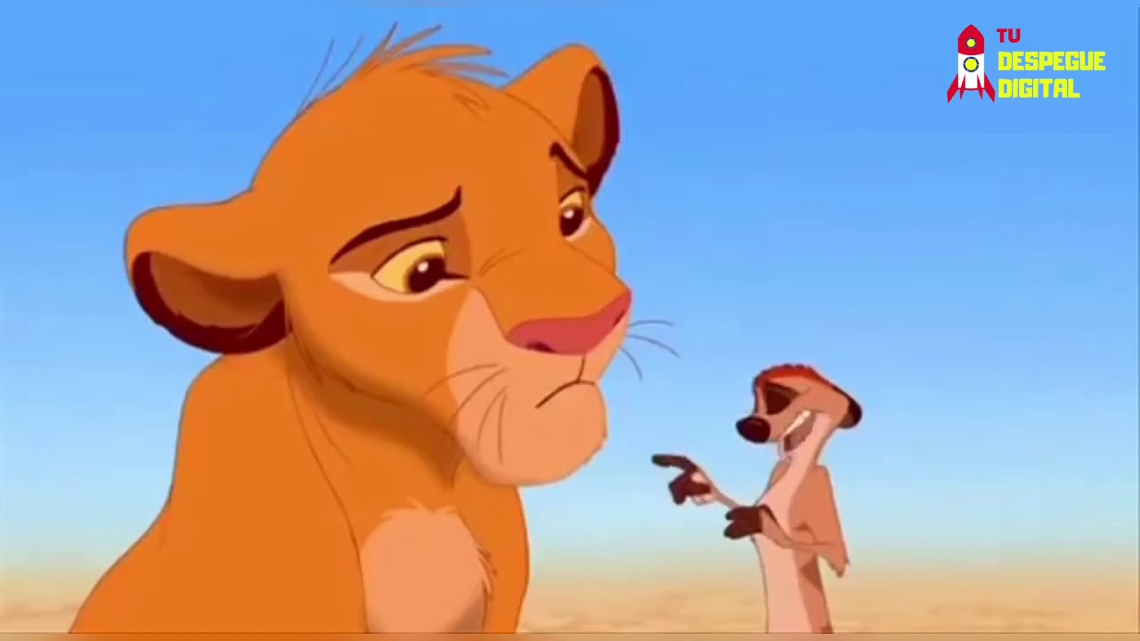 Consejo de Timón al Rey León - YouTube