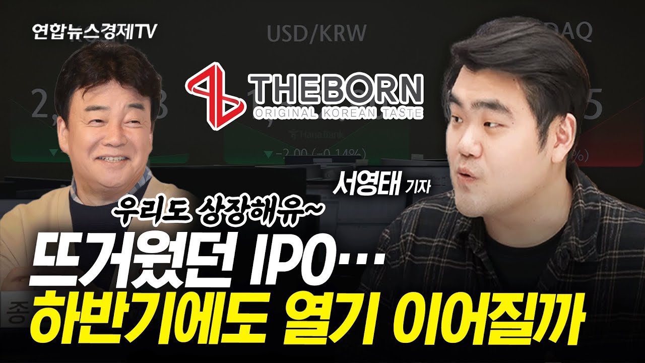 뜨거웠던 IPO…하반기에도 열기 이어질까 (서영태 연합인포맥스 기자) | 경제ON 취재파일 240717 - YouTube
