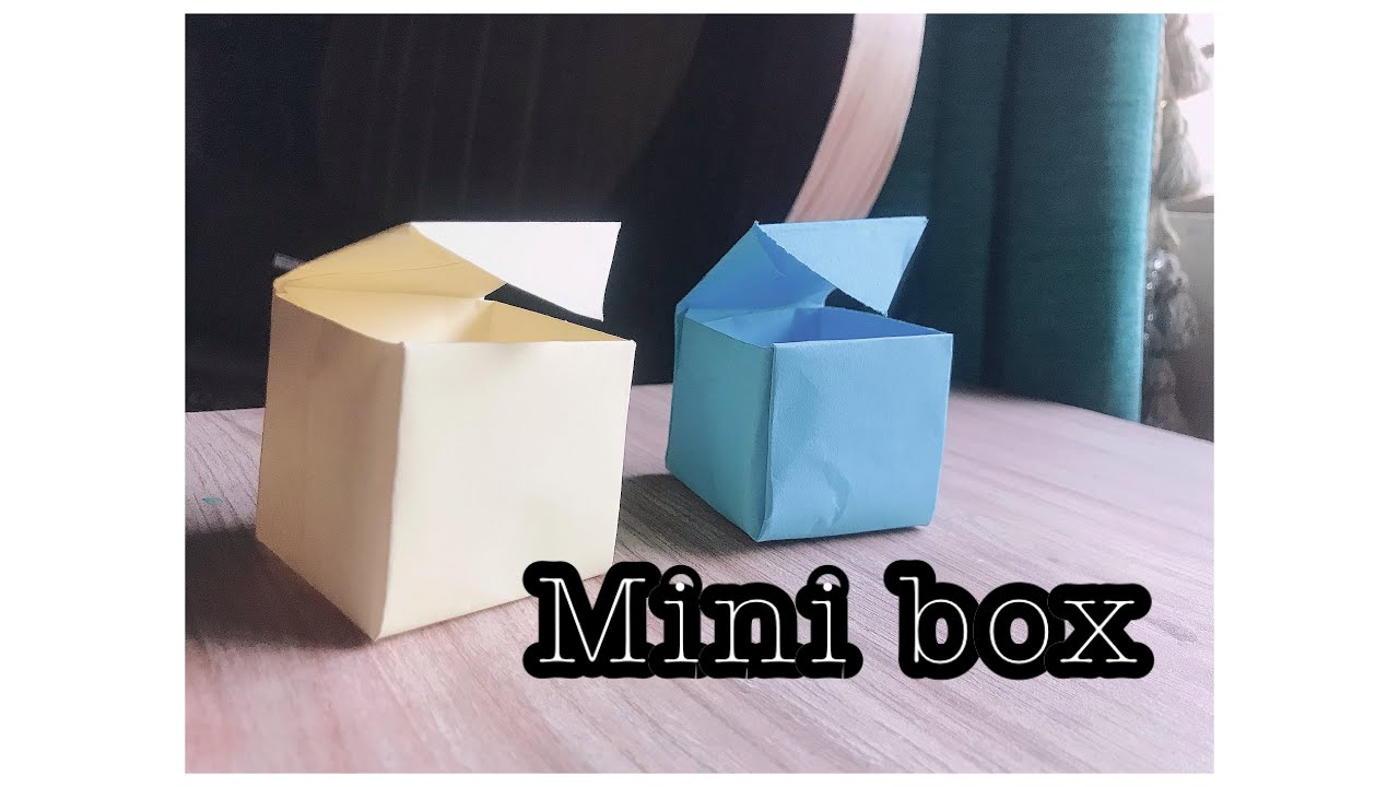 DIY mini box 📦|easy diy|Aqsa Usman - YouTube