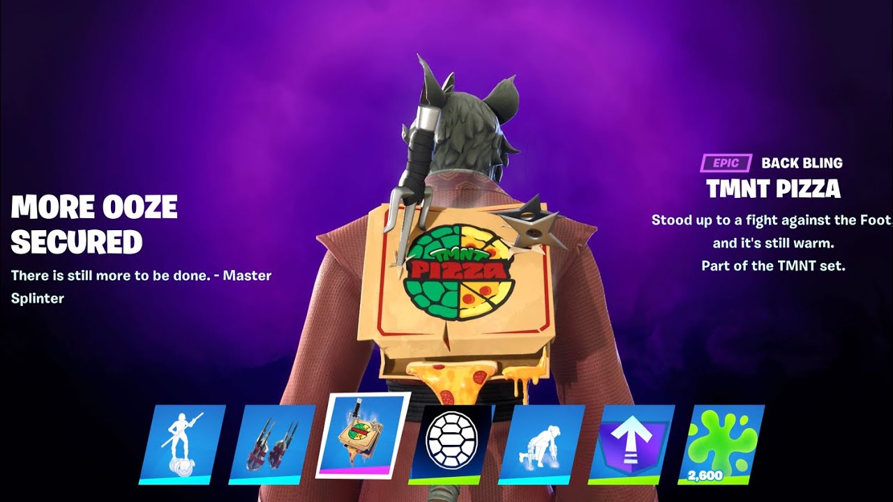 How To Do The TMNT Quests For a Free BackBling ,Emote + Pickaxe! - YouTube